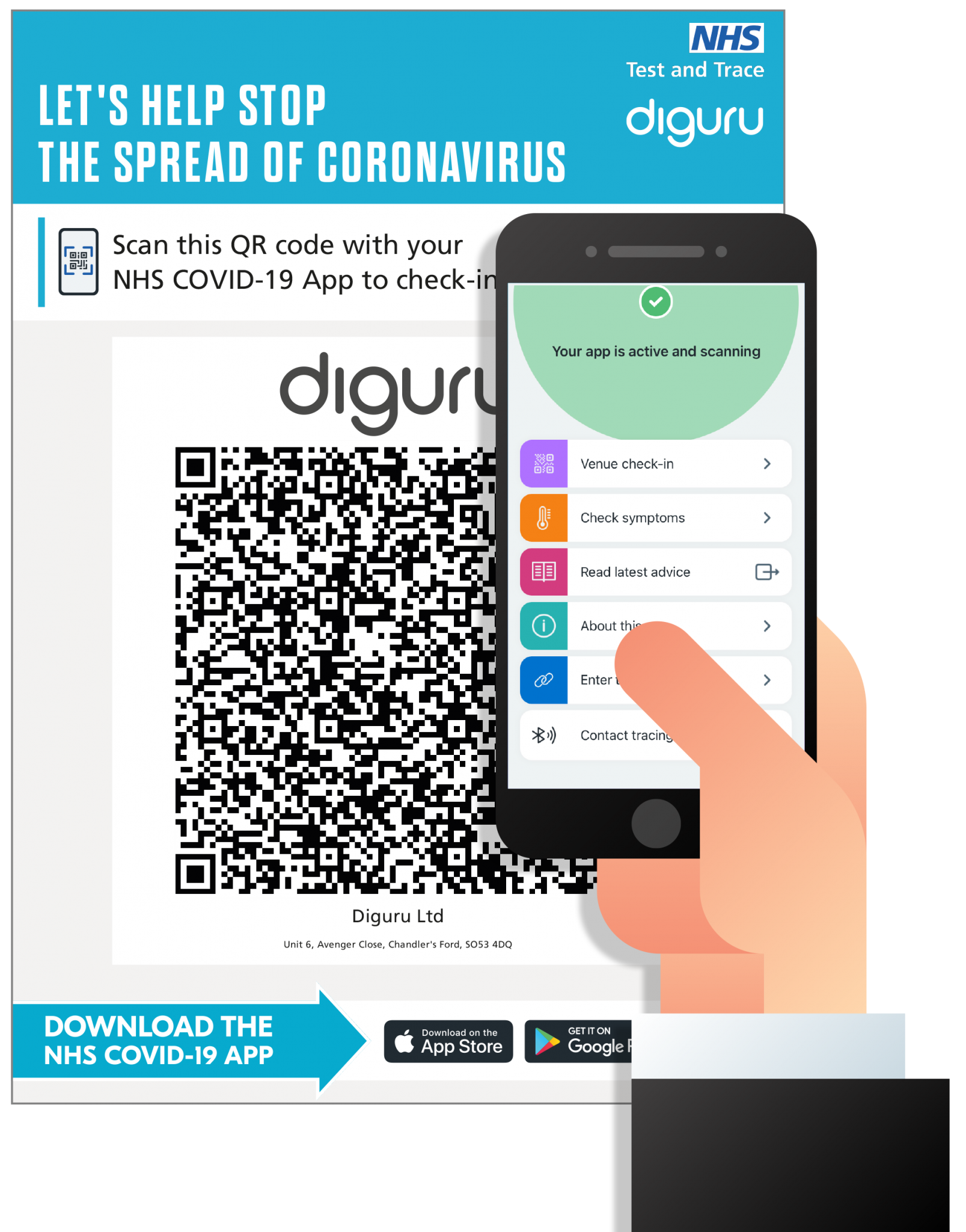 NHS-QR-CODE | Diguru UK Ltd